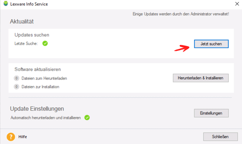 Wo finde ich die Lexware Updates?